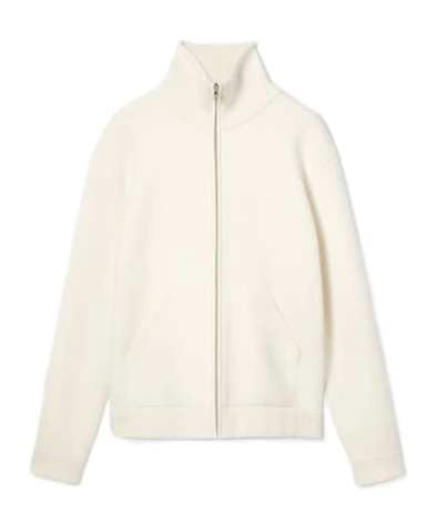Gucci Wool Cashmere Piquet Knit Zip Jacket