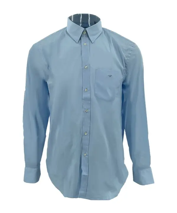 Emporio Armani Lapel Long-sleeved Shirt
