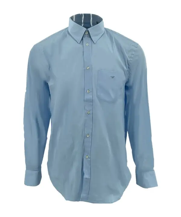 Emporio Armani Lapel Long-sleeved Shirt