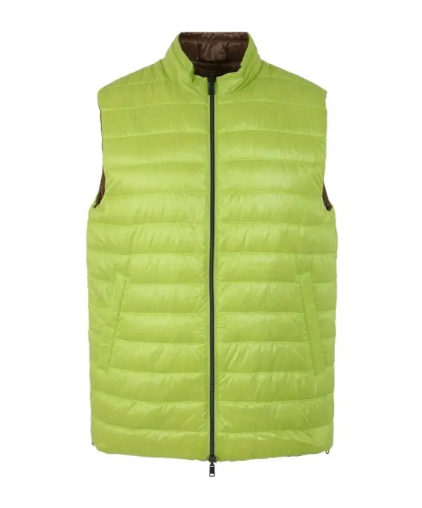 Herno Quilted Down Gilet - Green