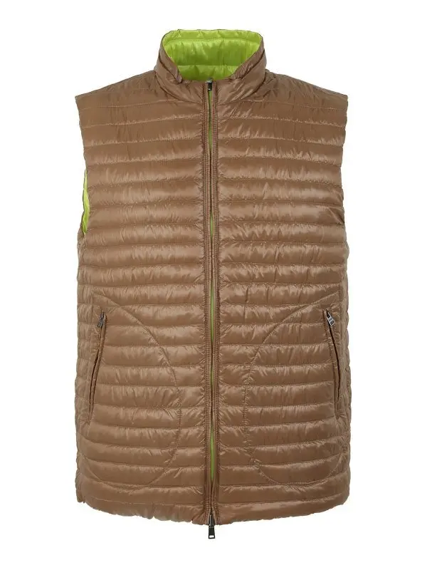 Herno Quilted Down Gilet - Green
