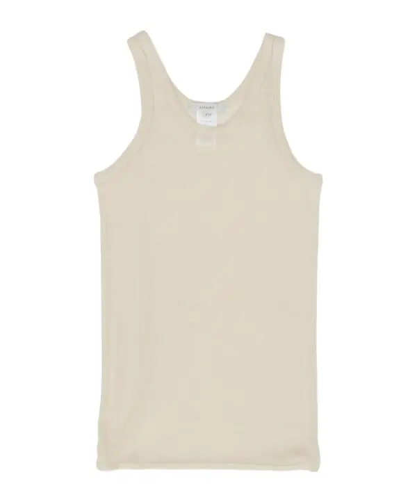 LEMAIRE Ribbed Sleeveless Off-the-shoulder Top - No