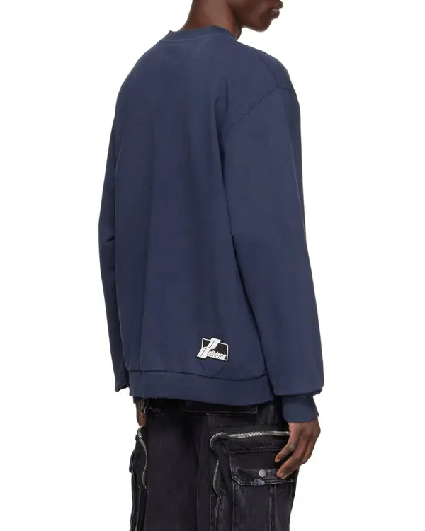 We11Done Logo Print Sweatshirt