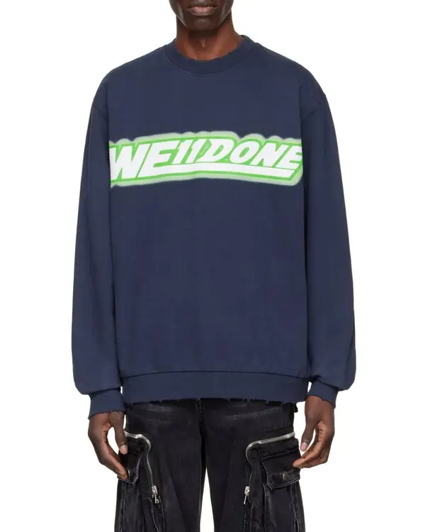 We11Done Logo Print Sweatshirt
