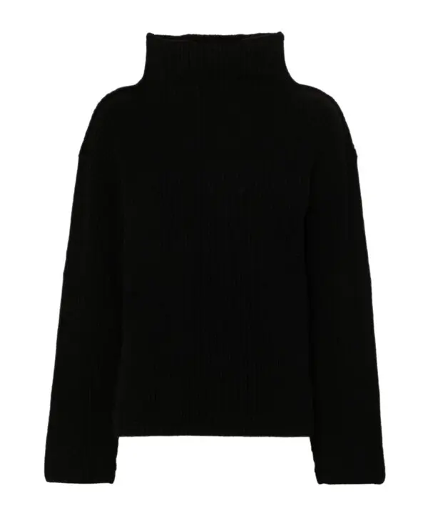 Marni High-neck Ribbed Knit Jumper