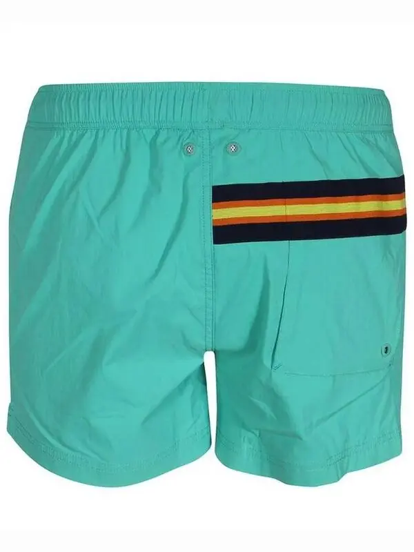 K-WAY Logo Swim Trunks - Green