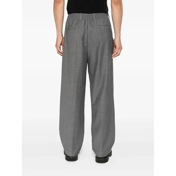 MYTHS Pleat-detail Trousers - Gray