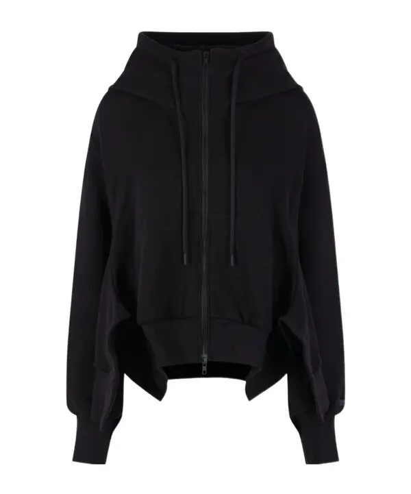 Yohji Yamamoto Liy/c French Terry Flared Hoodie