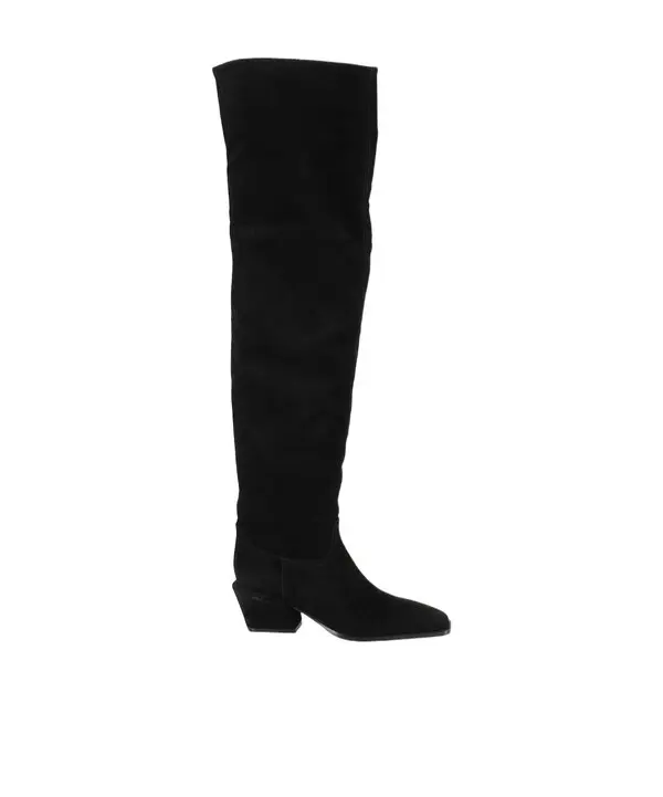Paris Texas Bettina Over The Knee Boots - Black