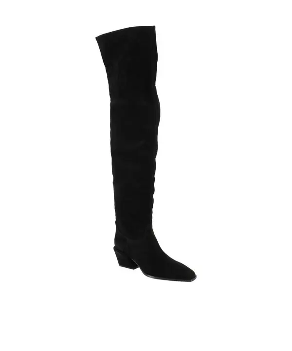 Paris Texas Bettina Over The Knee Boots - Black