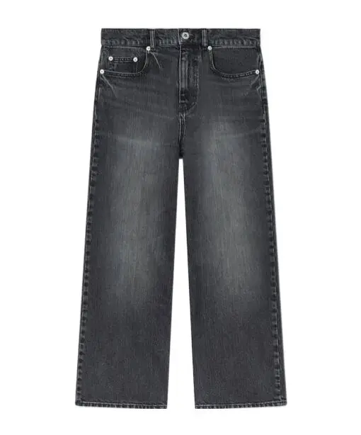 Kenzo X Futura 2000' Sumire Cropped Pants In Japanese Denim - Black