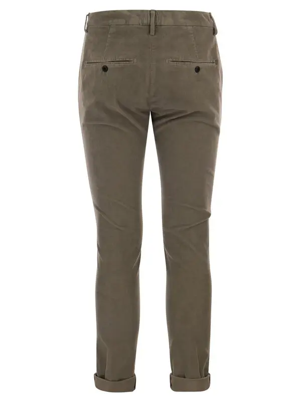 DONDUP Gaubert Slim Milleraies Trousers - Green