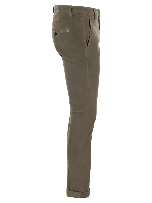 DONDUP Gaubert Slim Milleraies Trousers - Green