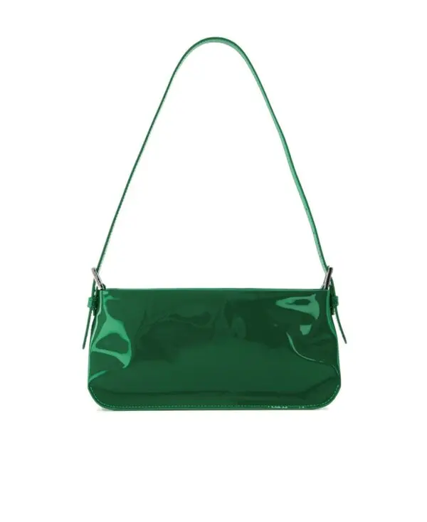 By Far Dulce Zipped Shoulder Bag - Green