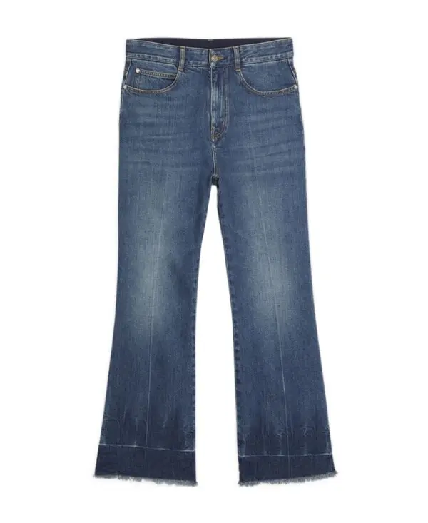 Stella McCartney Cropped Flared Jeans - Blue