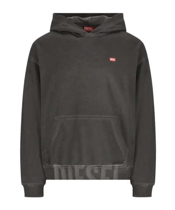 DIESEL® Logo-embroidered Hooded Sweatshirt