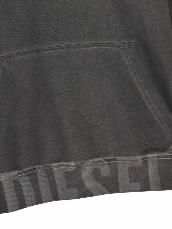 DIESEL® Logo-embroidered Hooded Sweatshirt