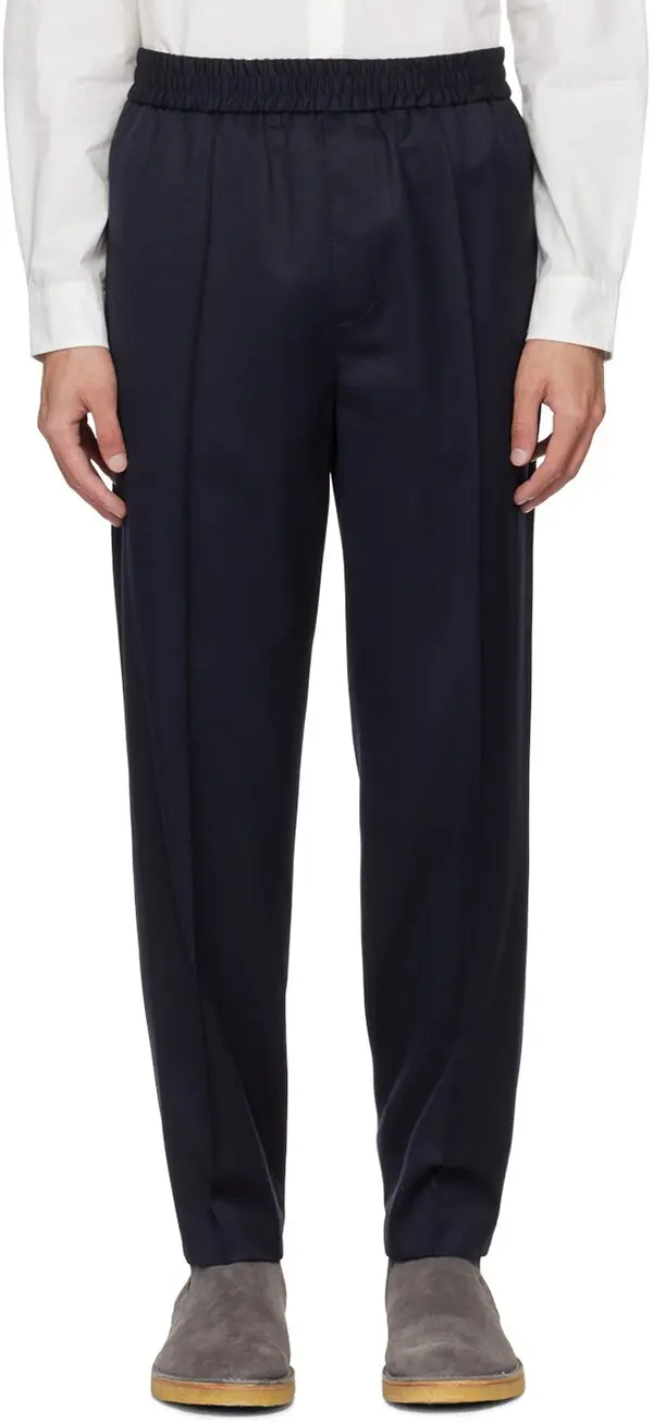 A.p.c. Elastic Waist Straight-leg Pants