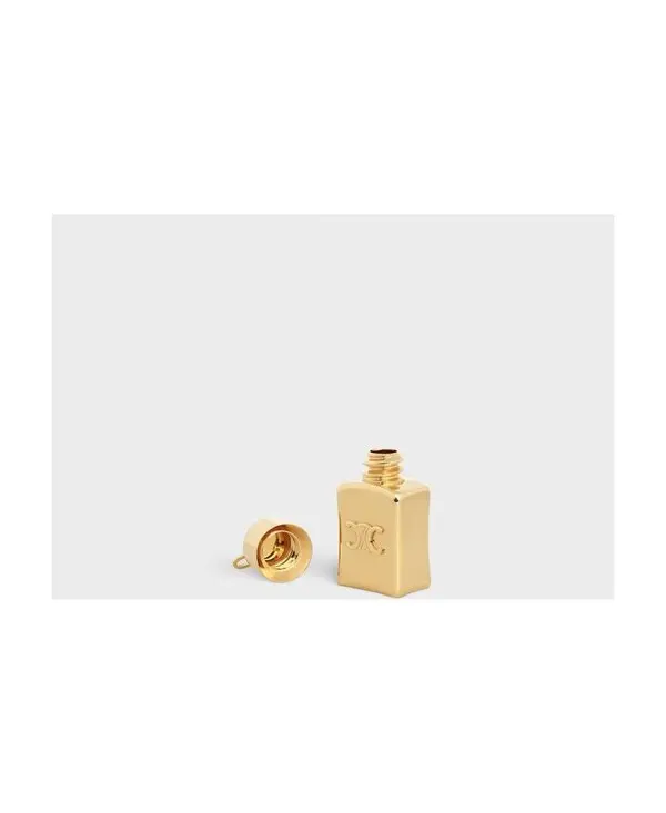 Celine Separables Bottle Pendant In Brass With Gold Finish