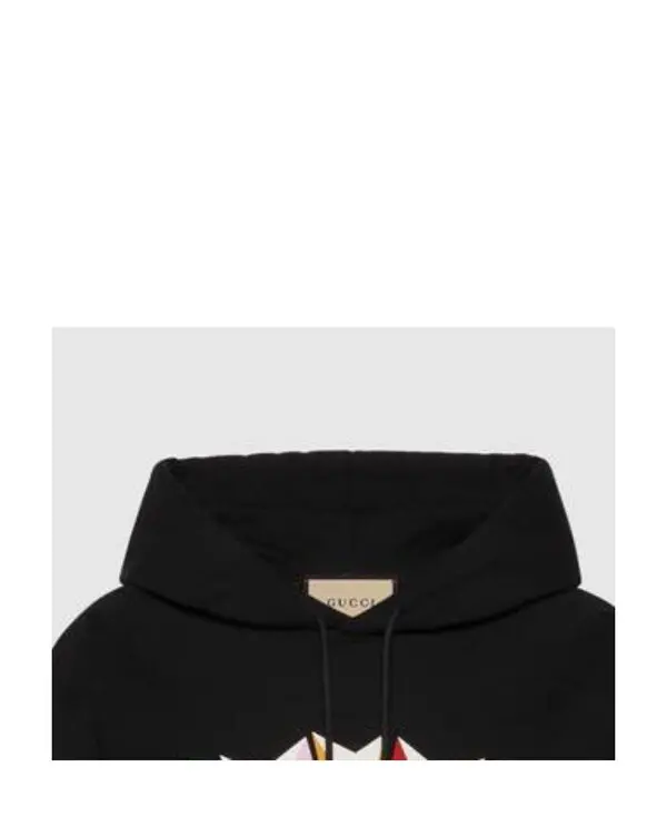 Gucci Interlocking G Star Burst Print Hoodie