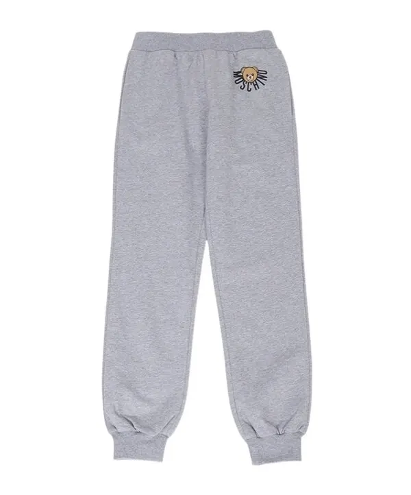 Moschino Graphic Print Elastic Waist Sweatpants - Gray