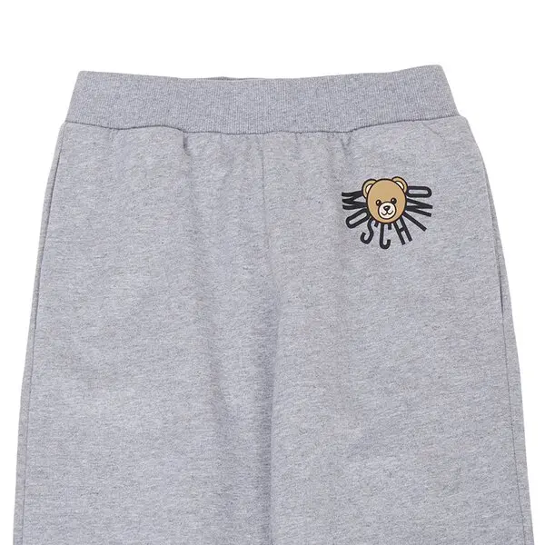 Moschino Graphic Print Elastic Waist Sweatpants - Gray