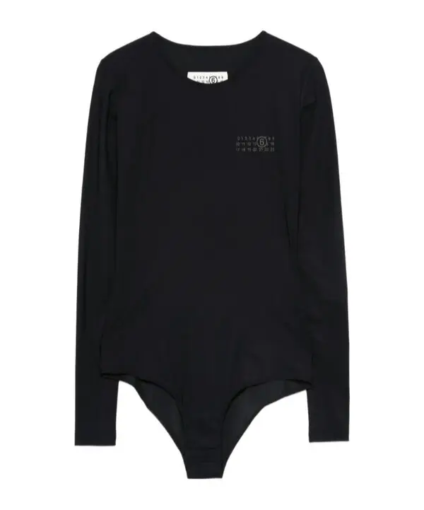 MAISON MARGIELA Long-sleeve Bodysuit - Black