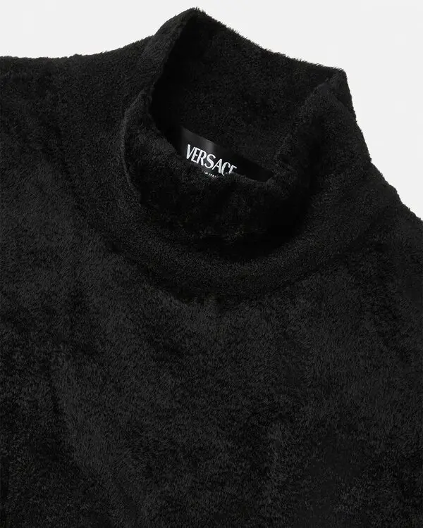Versace High-neck Embellished Sweater