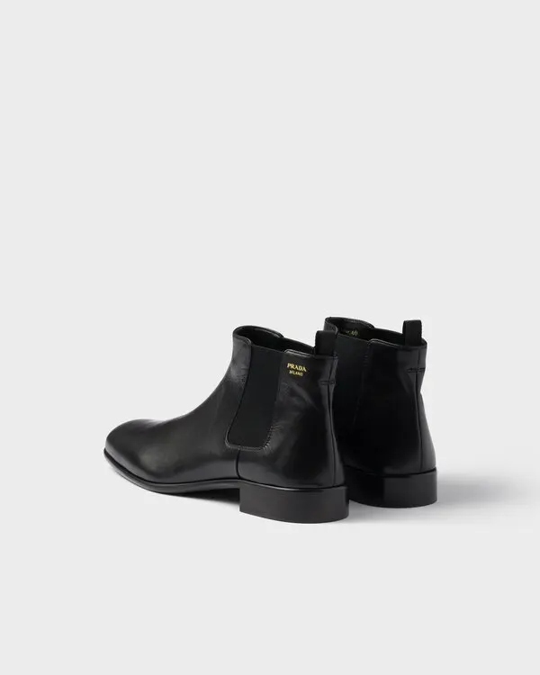 Prada Slip-on Ankle Boots - Black