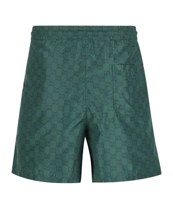 Gucci Monogrammed Drawstring Swimwear