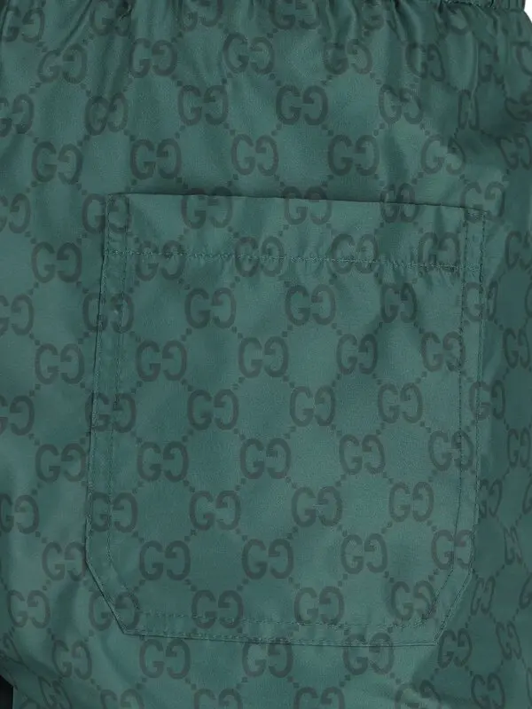 Gucci Monogrammed Drawstring Swimwear