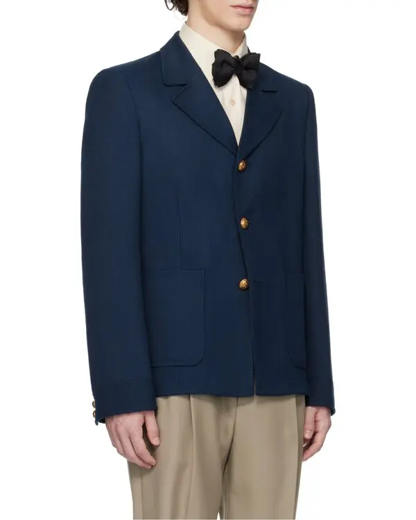 Valentino Garavani Button-up Long Sleeve Blazer