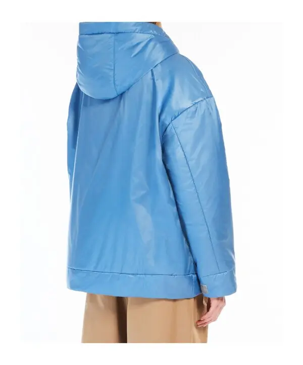 Max Mara Reversible Hooded Zip Jacket - Blue