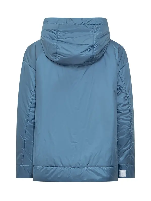 Max Mara Reversible Hooded Zip Jacket - Blue
