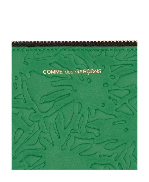 Comme Des Garçons Logo Wallet - Green