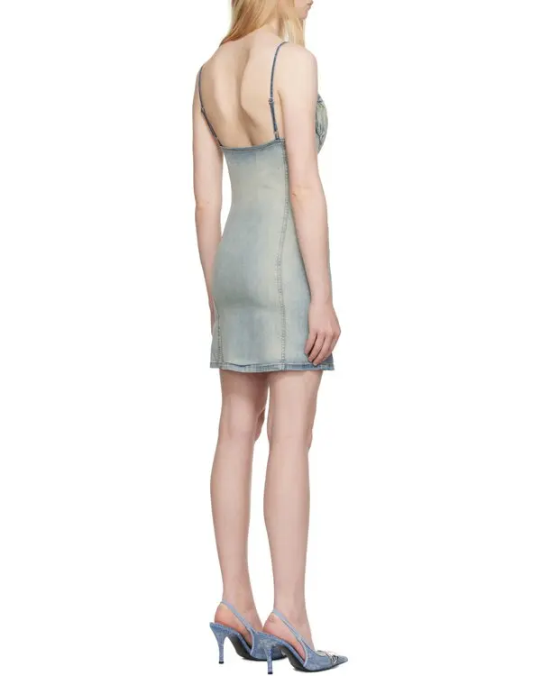 DIESEL® De-ellit Mini Dress - Gray