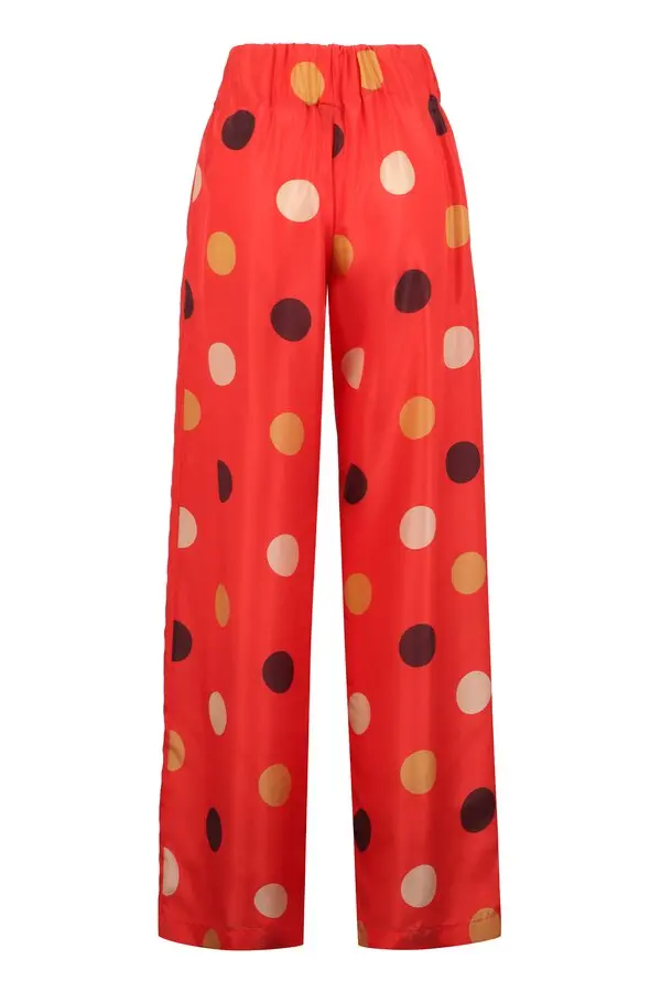Aspesi Polka Dot Print Trousers