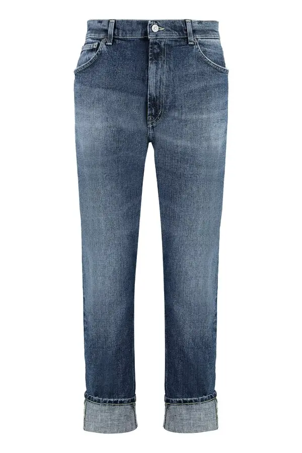 DONDUP Jeans With Belt Loops - Blue