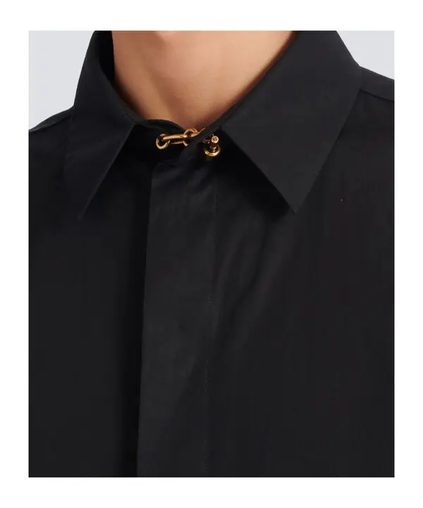 Balmain Asymmetric Poplin Shirt