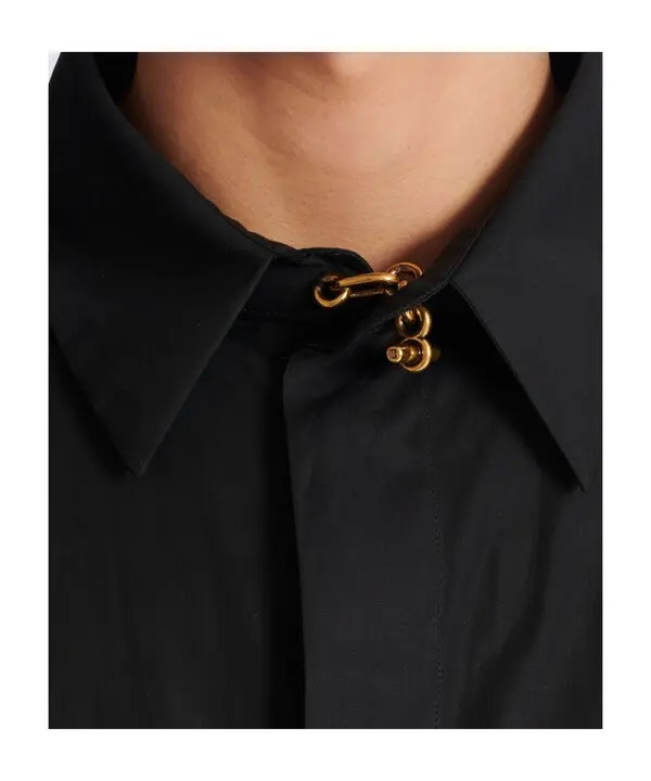 Balmain Asymmetric Poplin Shirt