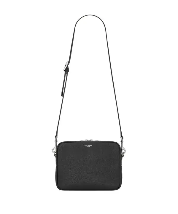 Saint Laurent Zip-up Small Camera Bag - Black