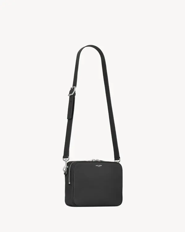 Saint Laurent Zip-up Camera Bag - Black