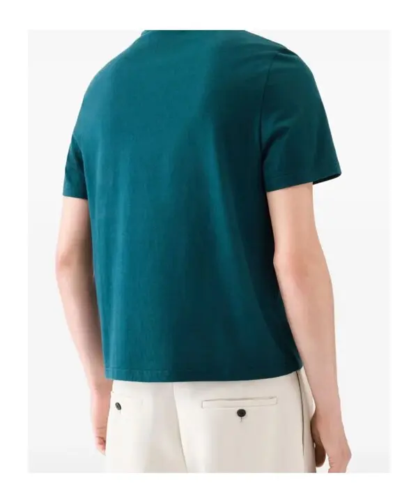 Jacquemus Logo Embroidered Crewneck T-shirt - Green