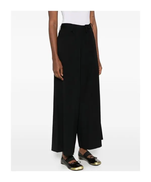 Yohji Yamamoto Gabardine Asymmetry Baggy Pants