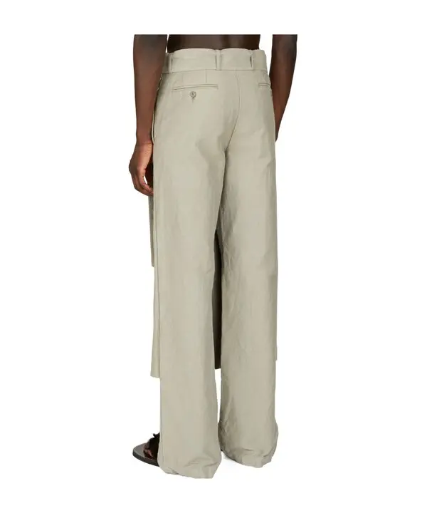 Dries Van Noten Wrap Pants - Gray