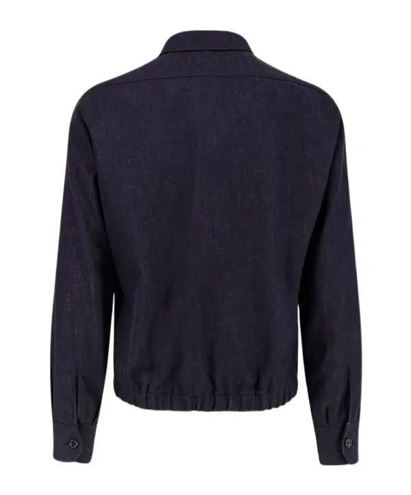 LARDINI Button Pocket Cotton Jacket