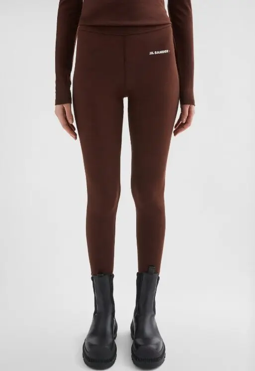 JIL SANDER Technical Leggings - Plum