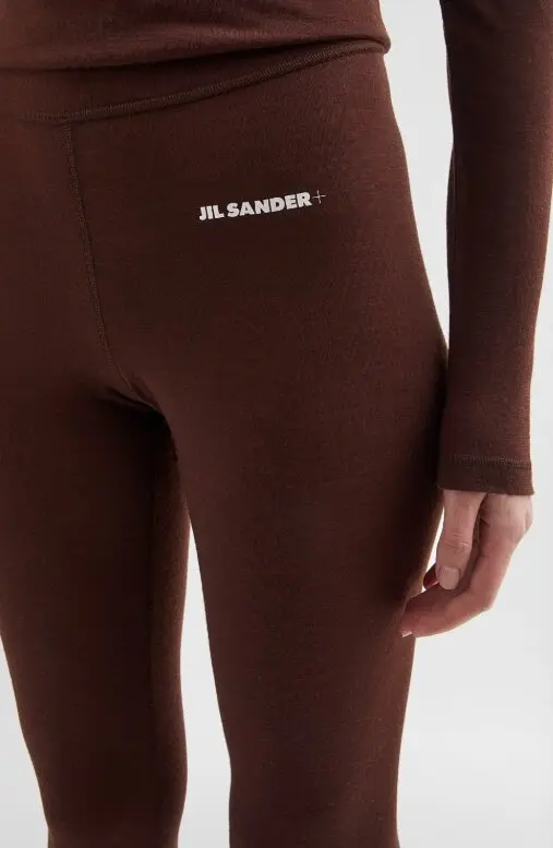 JIL SANDER Technical Leggings - Plum