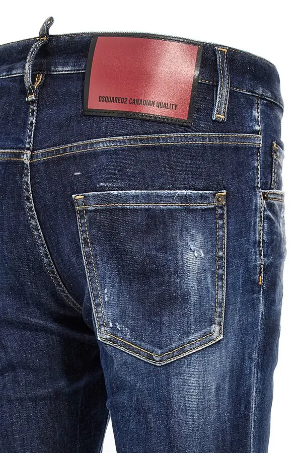 Dsquared2 Super Twinky Logo Patch Jeans