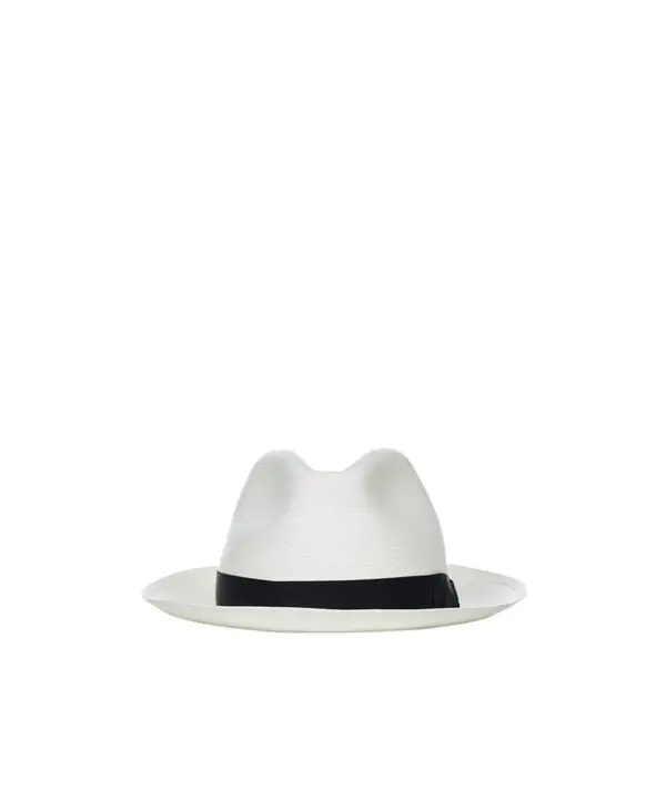 Borsalino Fellini Sun Hat - White